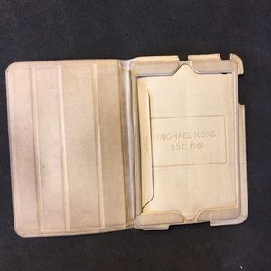 Michael Kors | Bags | Used Michael Kors Print Ipad Mini Leather Case ...